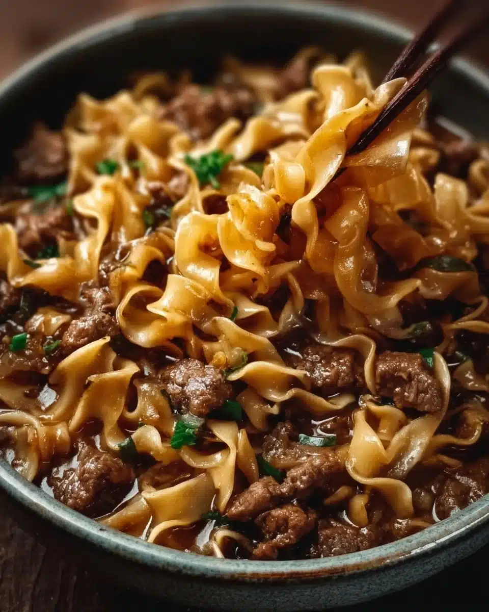 Easy Beef and Noodles