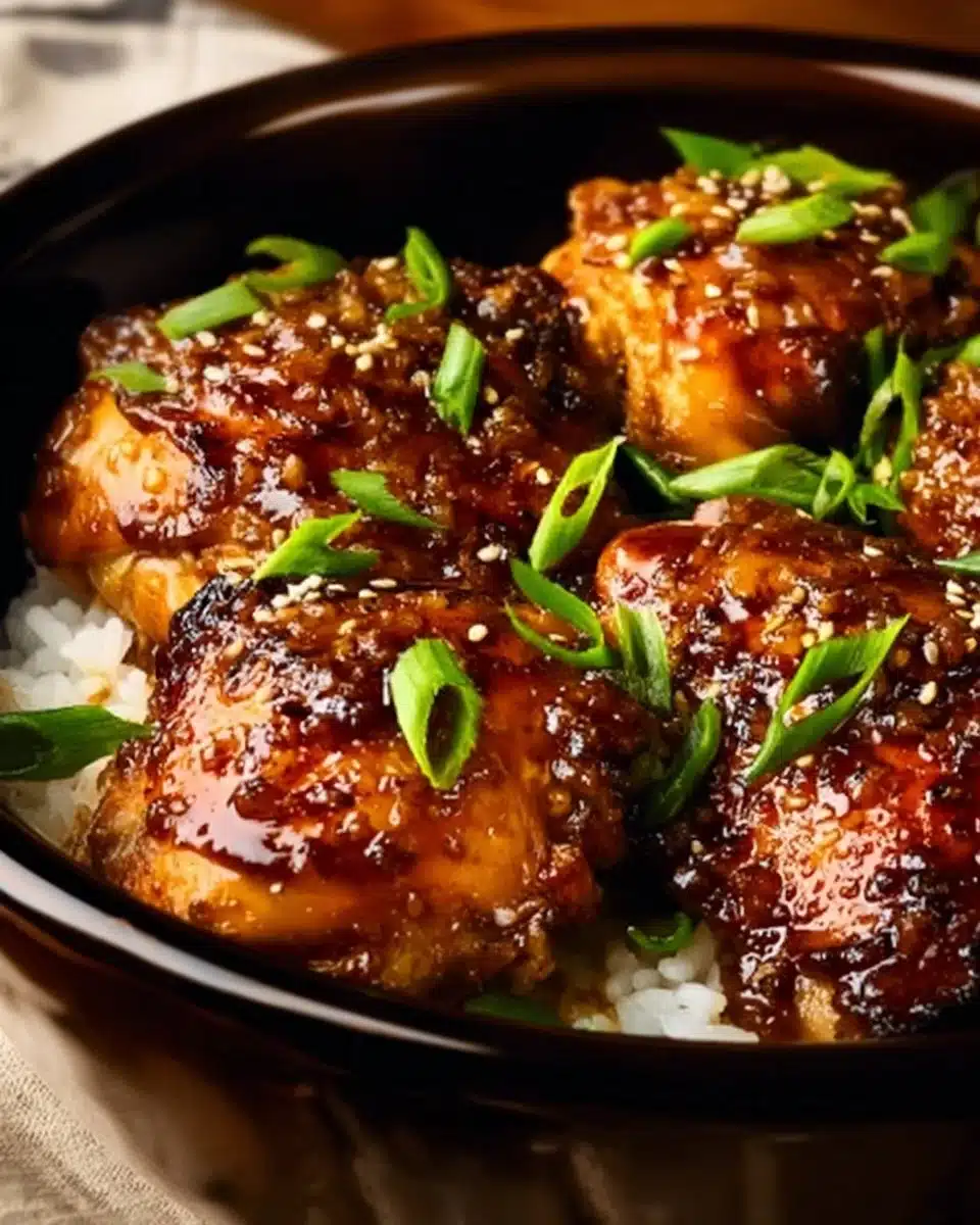 Slow Cooker Honey Garlic Chicken